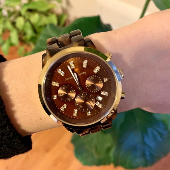 Michael Kors | Accessories | Michael Kors Tortoise Watch | Poshmark